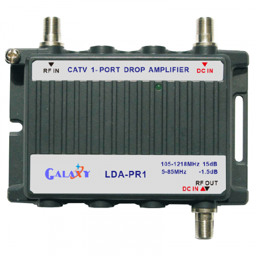 LDA-PR1 CATV 1-Port Drop Amplifier 1in 1out 5-1218MHz